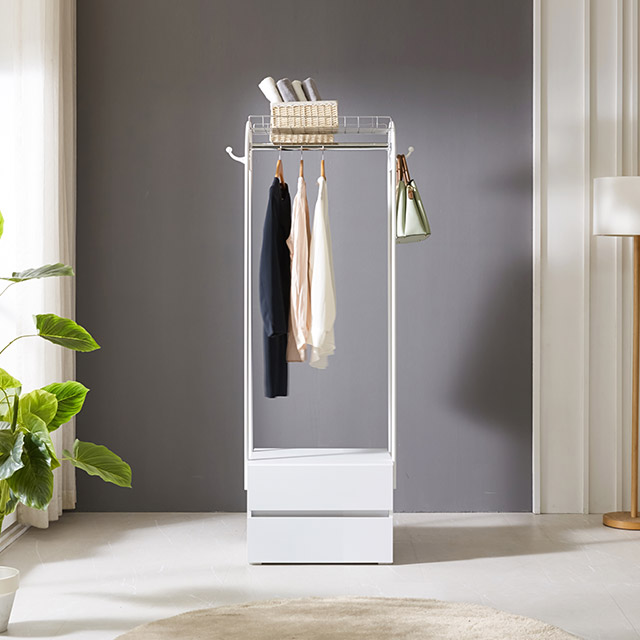 [히트가구] C1244 선반 행거 2단 서랍형 600 4colors - DOTI 갓생을 위한 올인원 스토어