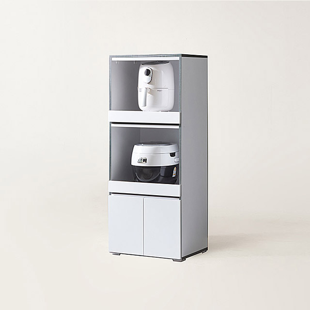 [히트가구] J2120 2단 수납 렌지대 500 1color - DOTI : 인테리어 전문 종합쇼핑몰