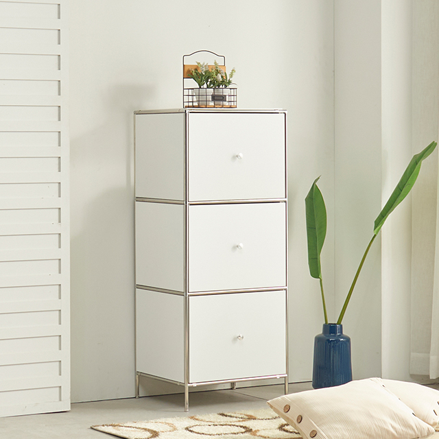 [히트가구] F41274 모듈 3단 수납 협탁 500 4colors - DOTI 갓생을 위한 올인원 스토어