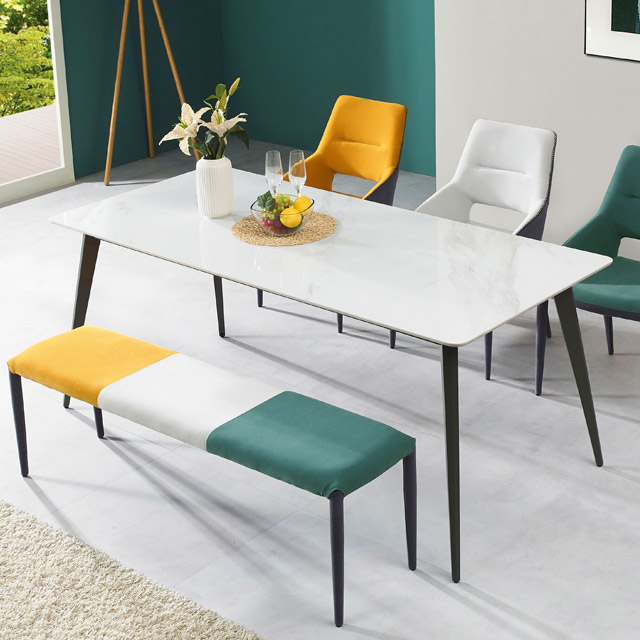 [히트가구] CZ231 세라믹 6인 테이블 그레이 1800 1color - DOTI 갓생을 위한 올인원 스토어